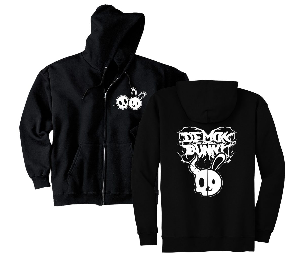 Split Personality Hoodie | DemonXBunny